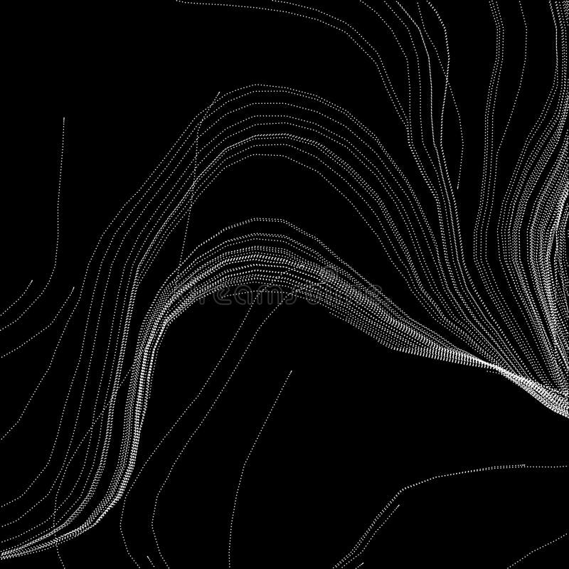 Abstract Filamentous Element for Design Project - Vector Illustration ...