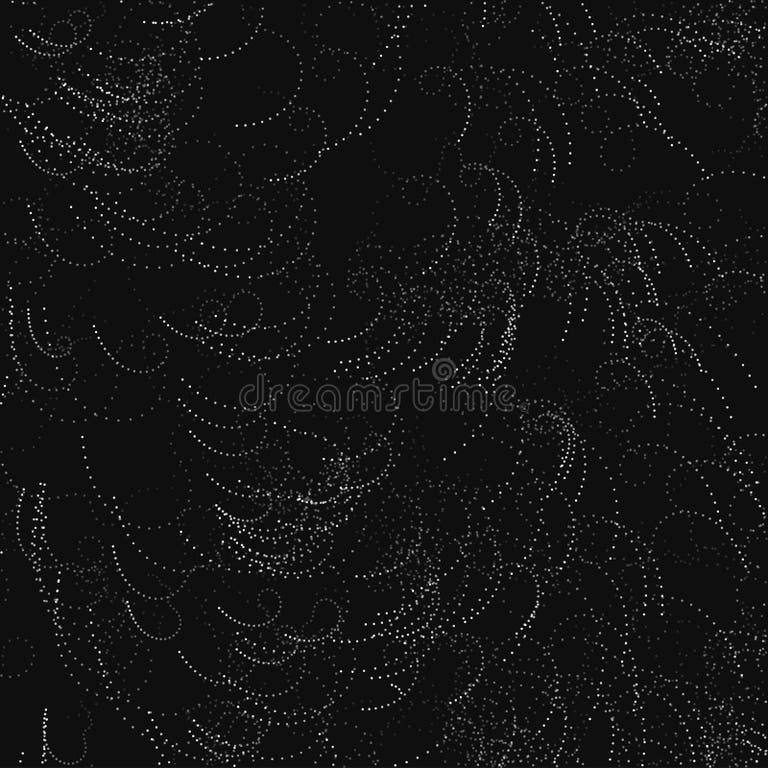 Abstract Filamentous Stippled Element for Design Project Stock Vector ...