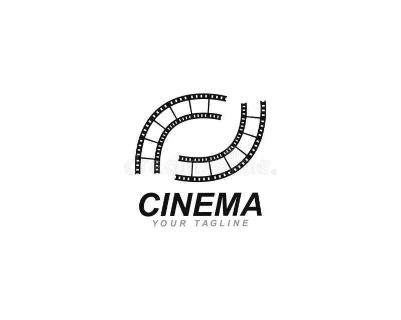 Abstract Film Icon Vector Illustration Template Stock Vector ...