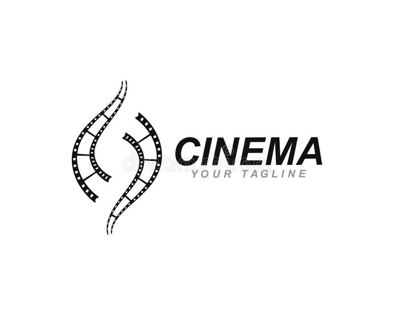 Abstract Film Icon Vector Illustration Template Stock Vector ...