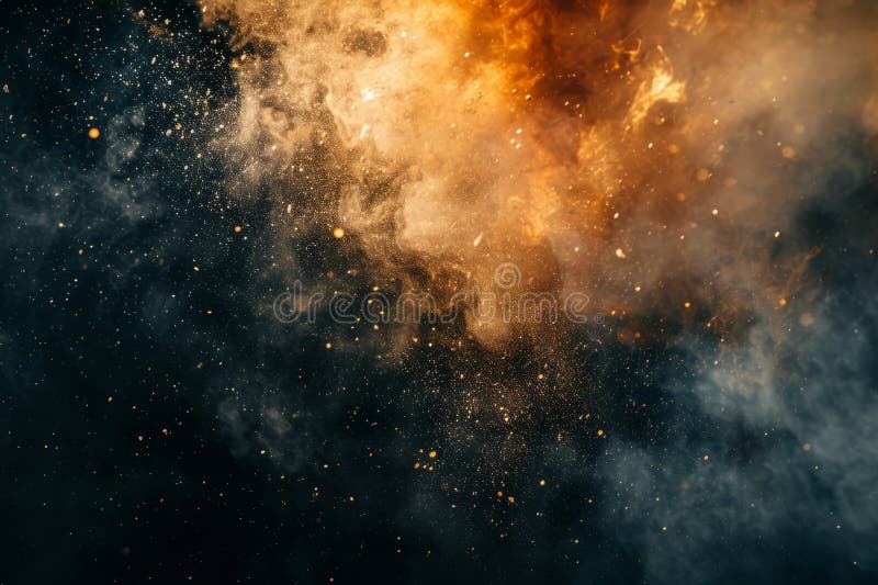 Abstract Film Texture Background with Grain Dust and Explosion Stock ...