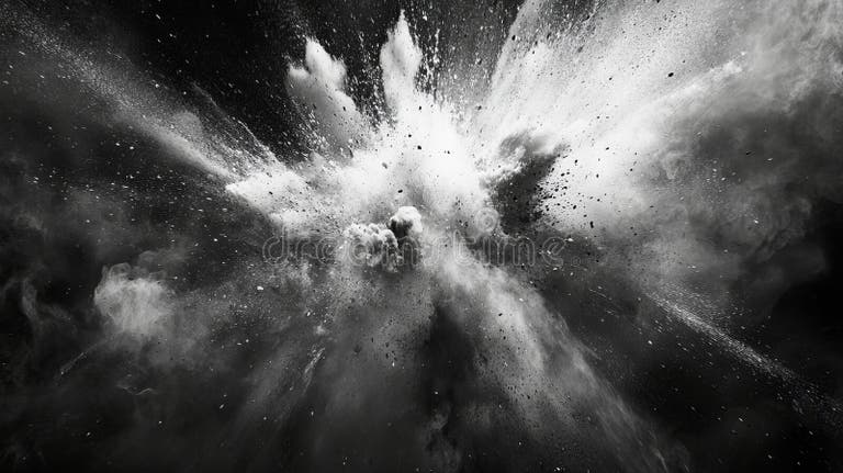 Abstract Film Texture Background with Grain Dust and Explosion Stock ...