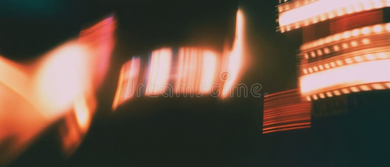 Abstract Film Textures with Geometric Patterns and Light Effects on a ...