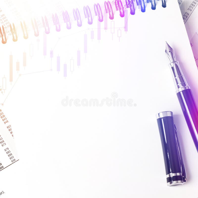 Abstract Finance Background.Office Supplies.Finance Data Concept Stock ...
