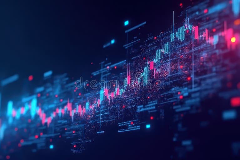 Abstract Financial Autonomy Visualization Stock Illustration ...