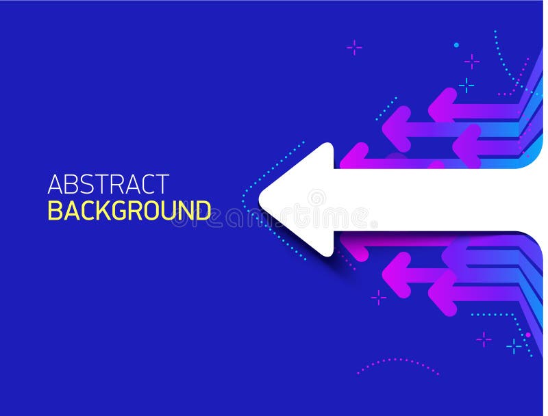 Abstract Financial Background with Arrows Concept Decrease. Vector Illustration. Stock ...