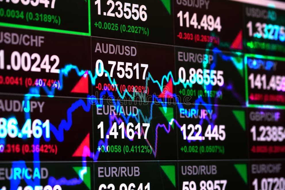 Abstract Financial Background Stock Image - Image of forex, trade: 84756825