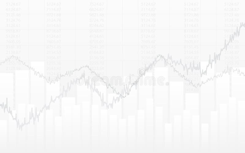 Abstract Financial Chart with Line Graph and Numbers in Stock Market on ... Abstract Financial Chart with Line Graph and Numbers in Stock Market on ...
