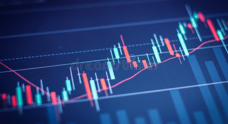 Chart Patterns Technical Analysis Chart Patterns Green Stock Photos ...
