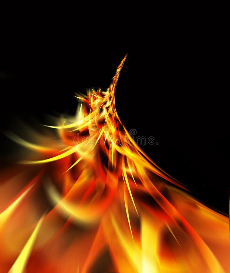 Phoenix feather stock vector. Illustration of creative - 21680004