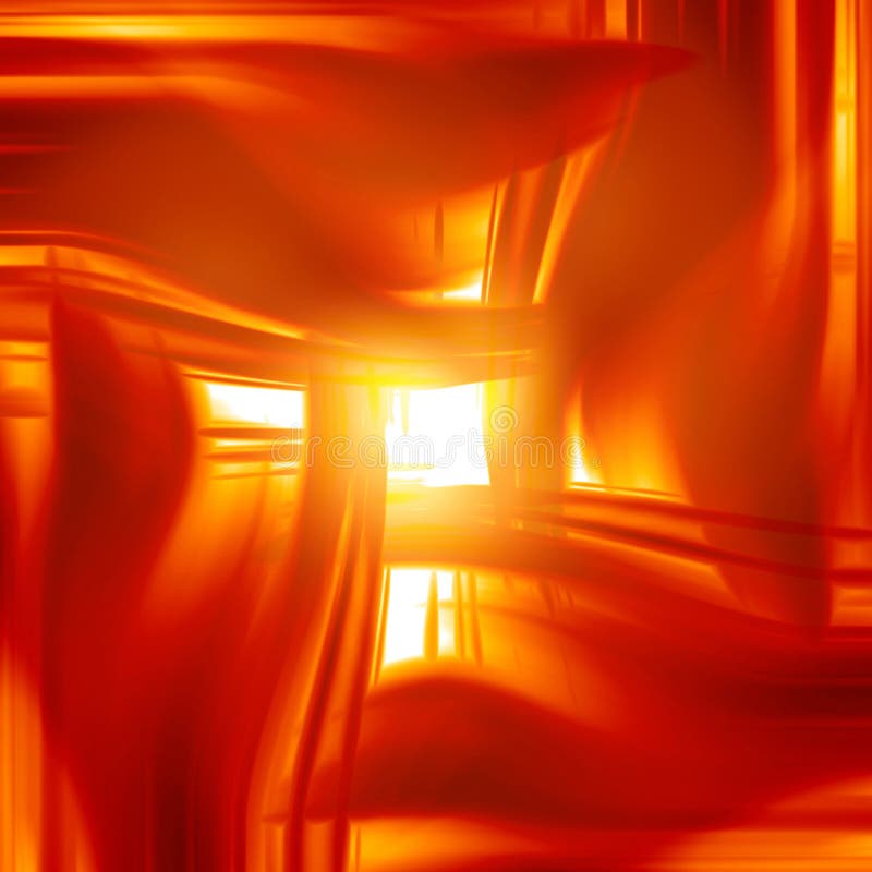 Abstract Fire Flame Light on Black Background Illustration. Stock ...