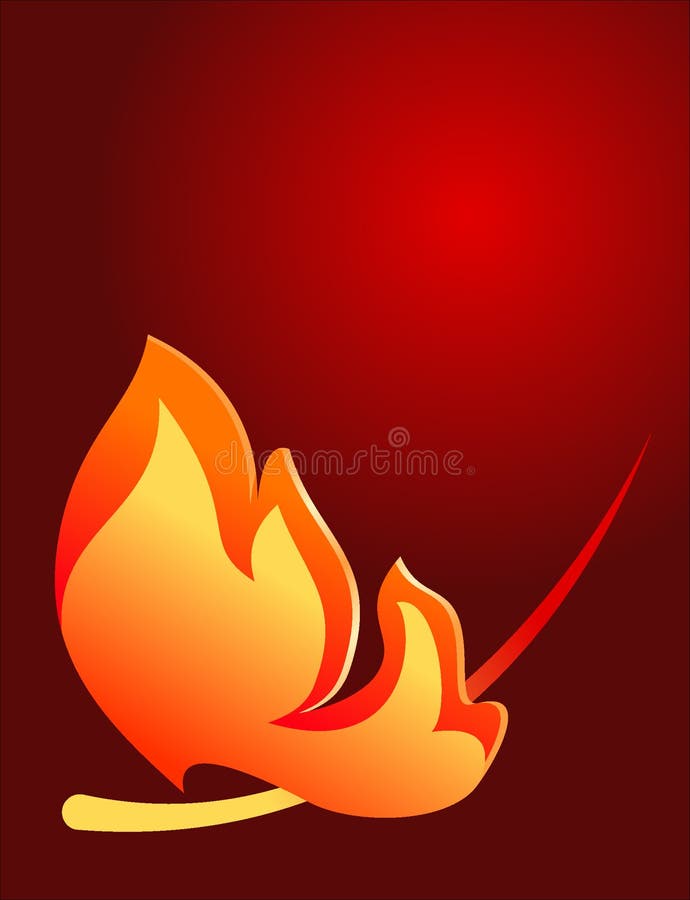 Abstract fire symbol stock vector. Illustration of concept - 7253666
