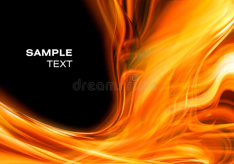 Abstract fire flames icon stock vector. Illustration of abstract - 24092190