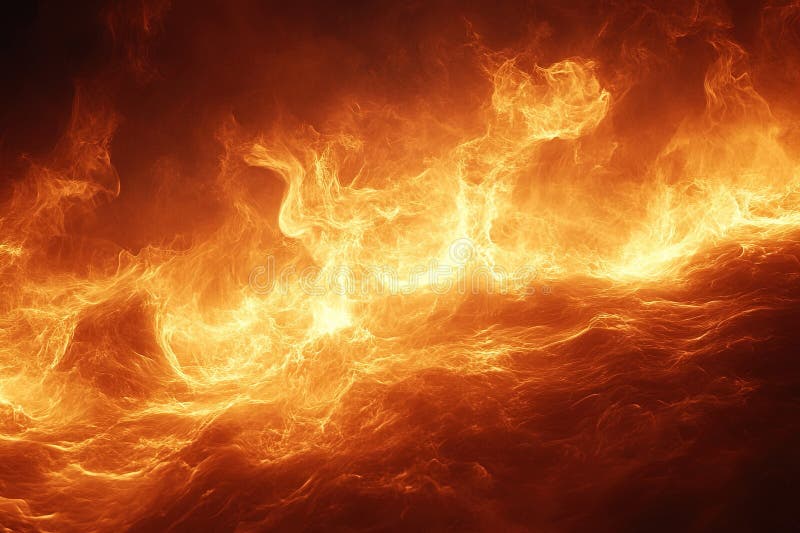 An Abstract Fire Background, Intense and Artistic, Design Theme Stock ...