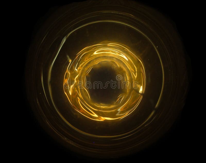 Abstract Fire Ball with Ring.Technology Power Source Concept Stock ...
