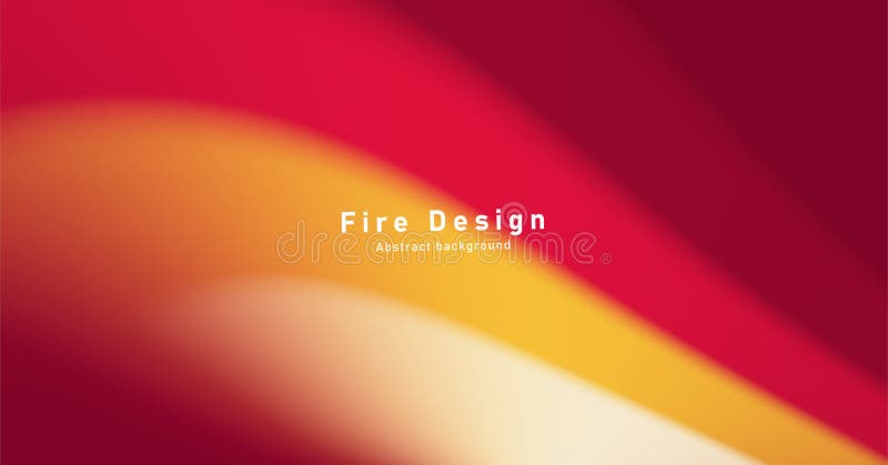 Abstract Fire Blurred Waves Close Up Background Stock Vector ...