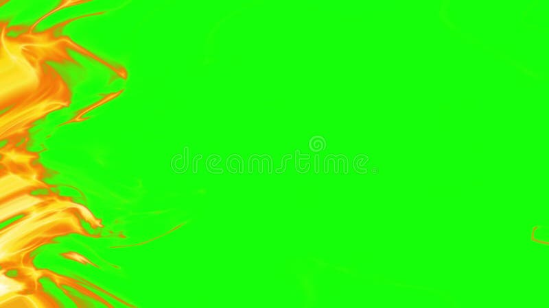 Abstract Fire Design on Green Screen Stock Video - Video of intense ...