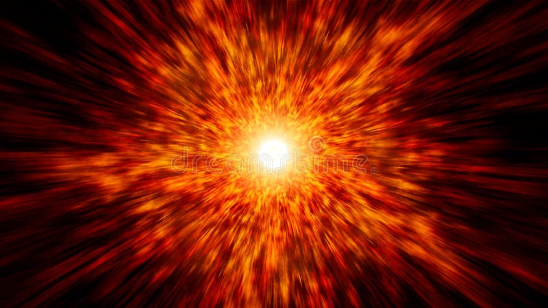 Abstract Bursting Out Fire Background Stock Illustration - Illustration ...