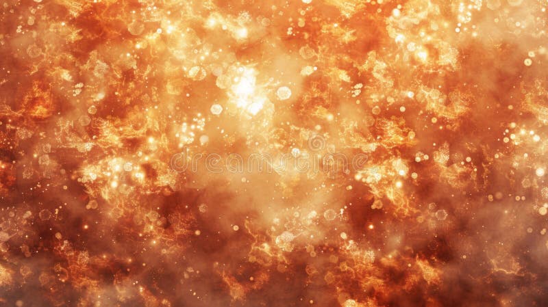 Abstract Fire Explosion Background, Orange Sparks & Bokeh Stock ...
