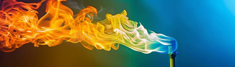 Abstract Fire Flame Art Abstract Image of a Flame Burning in Multiple ...