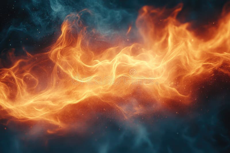 Abstract Fire Flame Patterns: Dynamic Motion and Burning Textur Stock ...