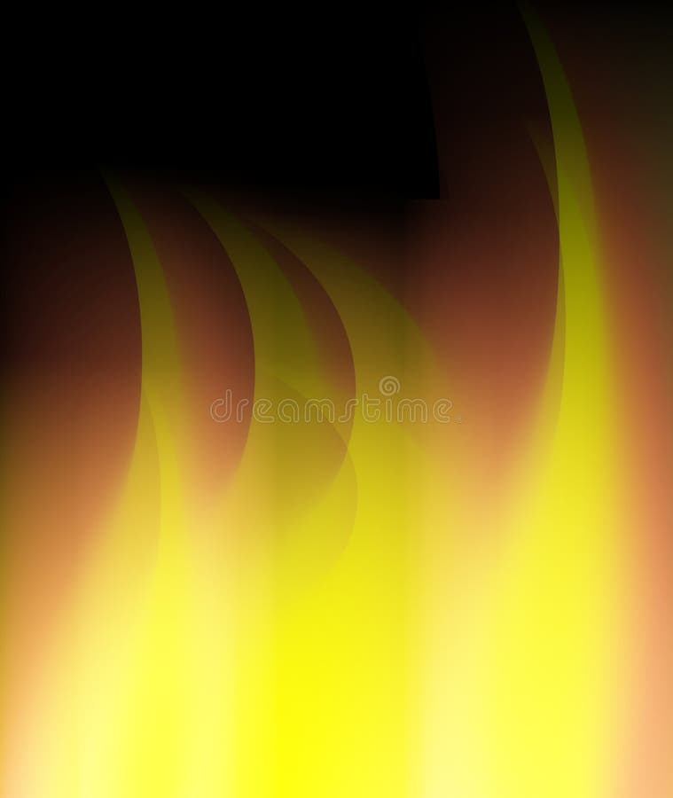 Yellow 3D abstract stock illustration. Illustration of glowing - 2843364