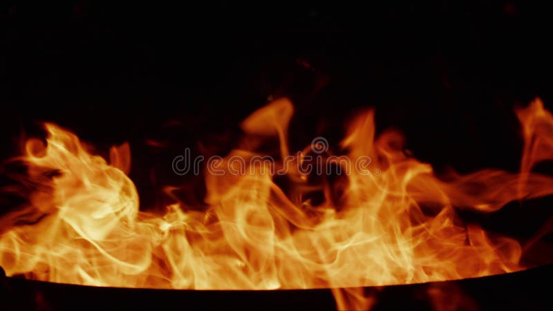 Abstract Fire Flames and Smoke Burning Like Hell Stock Footage - Video ...