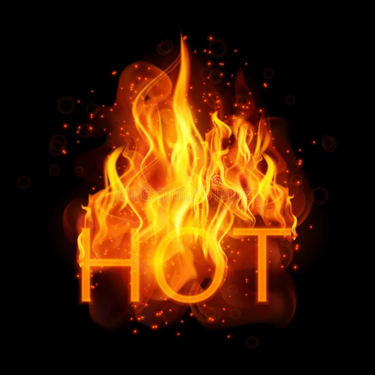 Flames Hot Text Stock Illustrations – 4,783 Flames Hot Text Stock ...