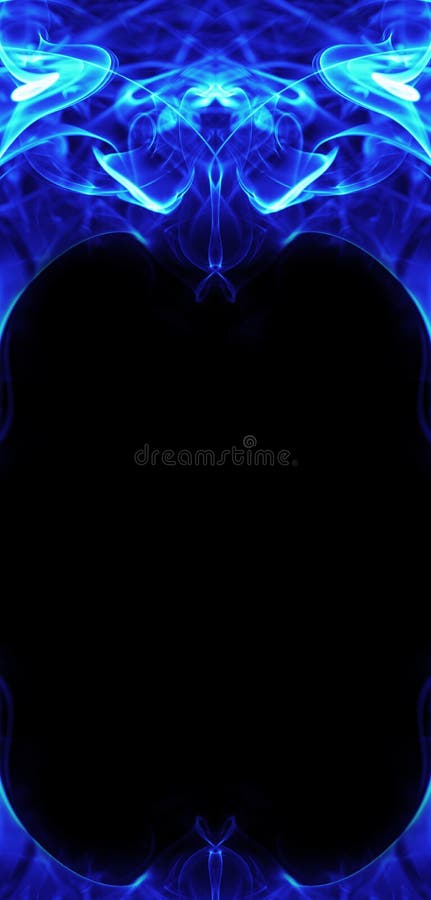 Energy Frame. Magic Light Neon Energy Circle. Glowing Fire Ring Trace ...