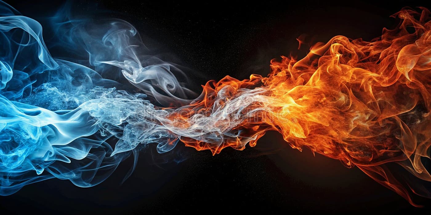 Fire Ice Flames Background Stock Illustrations – 575 Fire Ice Flames ...