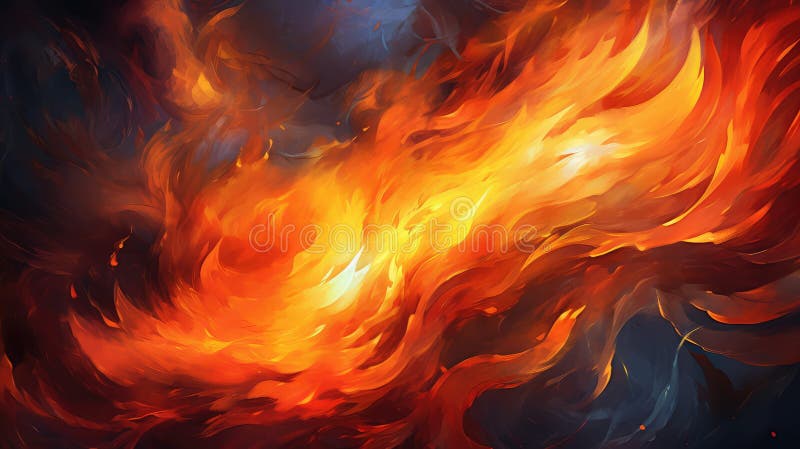 Abstract Fire Illustrations Stock Illustration - Illustration of heat ...