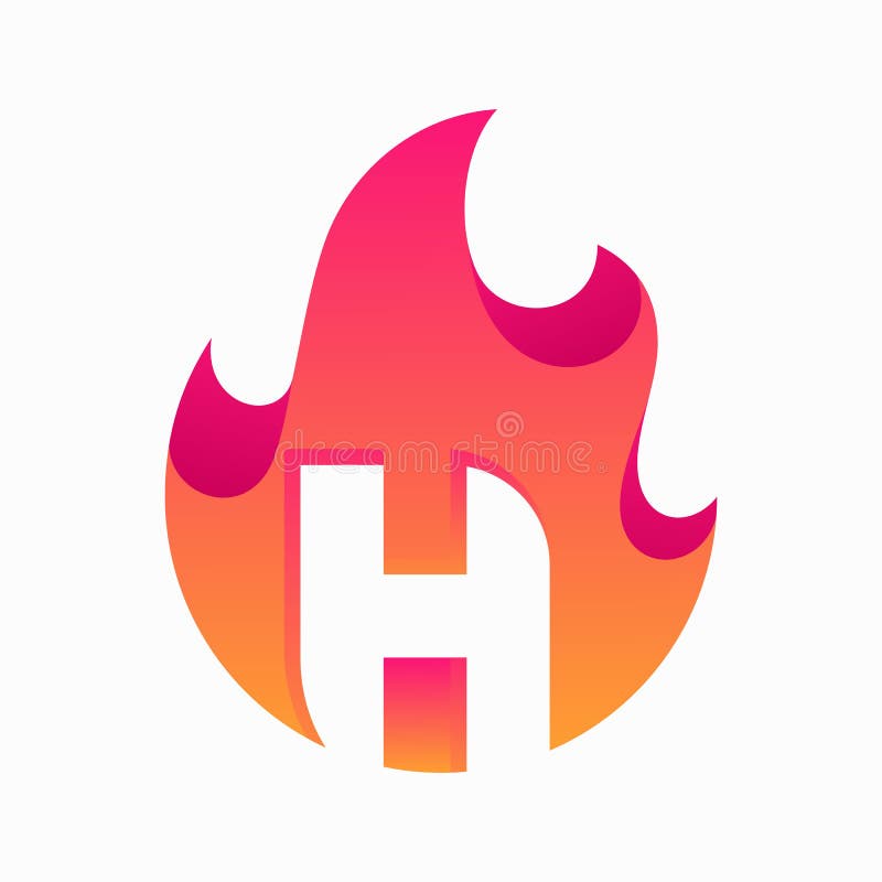 Fire Letter H Stock Illustrations – 386 Fire Letter H Stock ...