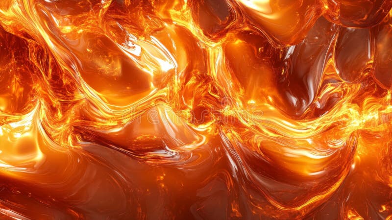 Abstract Fire Liquid Texture Design Stock Illustration - Illustration ...