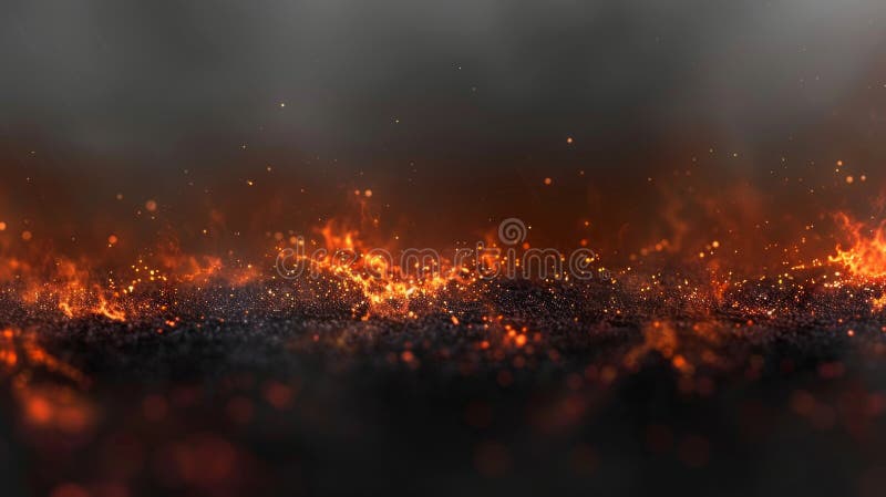 Abstract Fire Particle Background - Inferno Texture, Hot Flames Stock ...