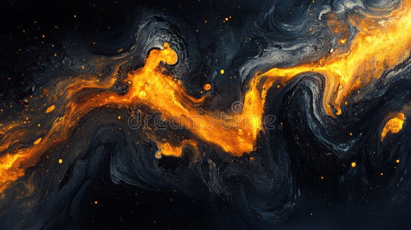 Abstract Fire and Smoke Background with Fiery Flames and Explosions ...