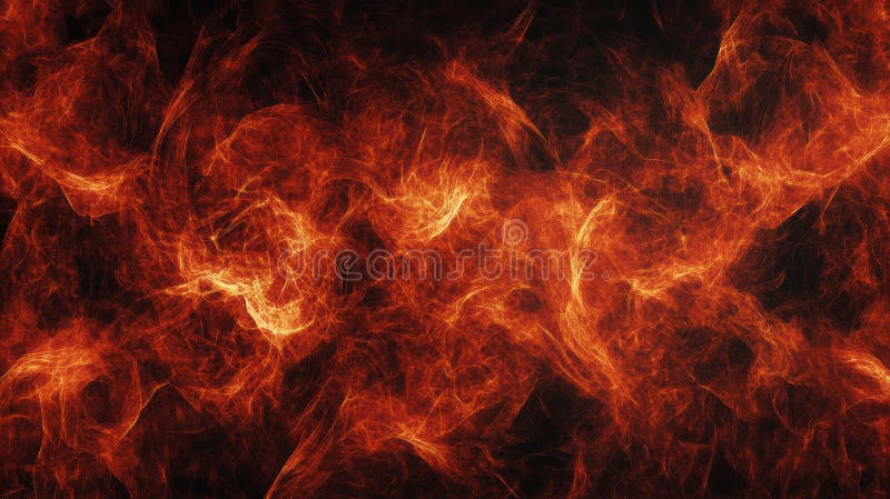 Abstract Fire and Smoke Background with Fiery Flames and Explosions ...