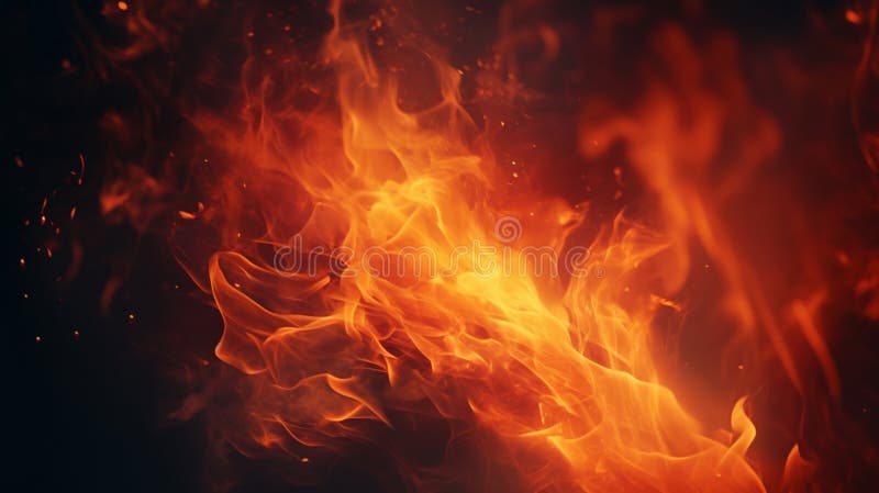 Abstract Fire Style Surround Background Image AI Stock Illustration ...