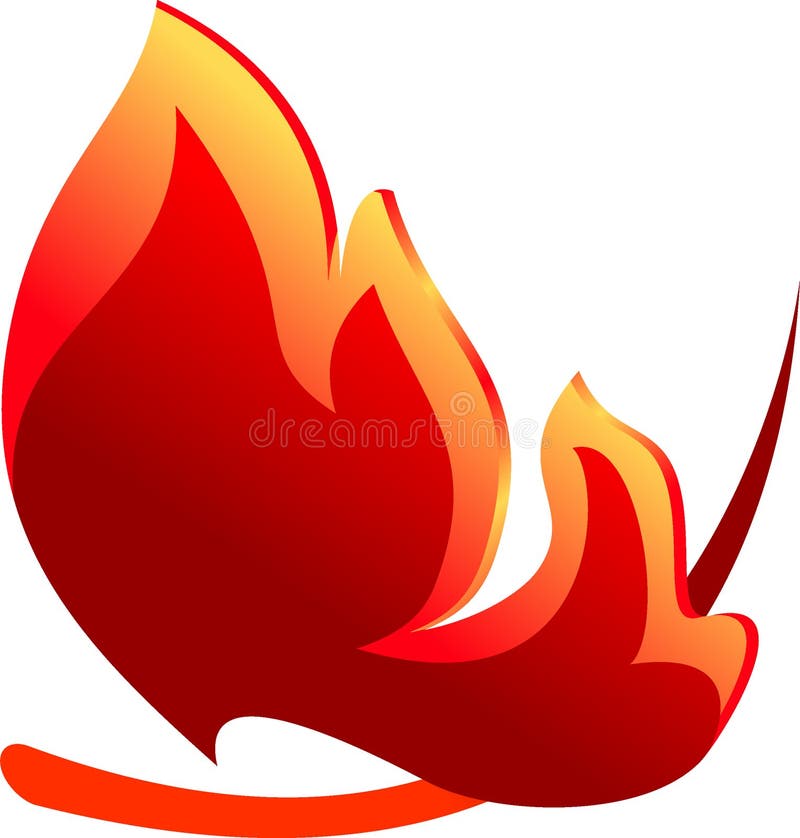 Abstract fire symbol stock vector. Illustration of concept - 7253666