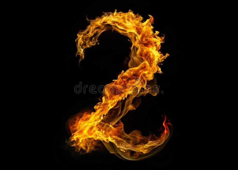 Abstract Fire Symbol Two Minimalist Ember Design for Branding or ...
