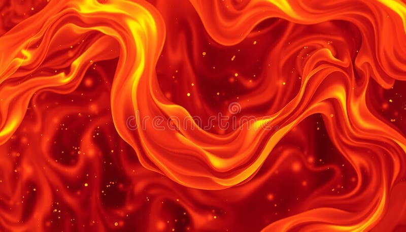 Abstract Fire Texture Red Orange Generative AI Stock Illustration ...