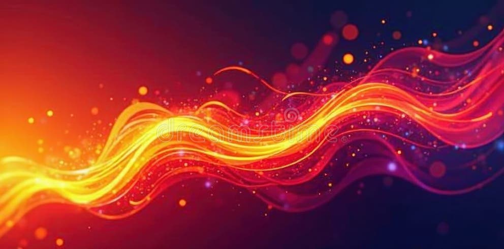 Abstract Fire Vector, Dynamic Lines, Bright Hues , Flames, Vector ...