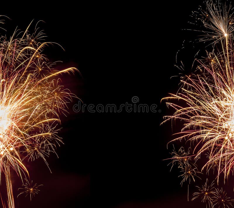 Abstract Fireworks Background Effect Stock Photo - Image of fire ...