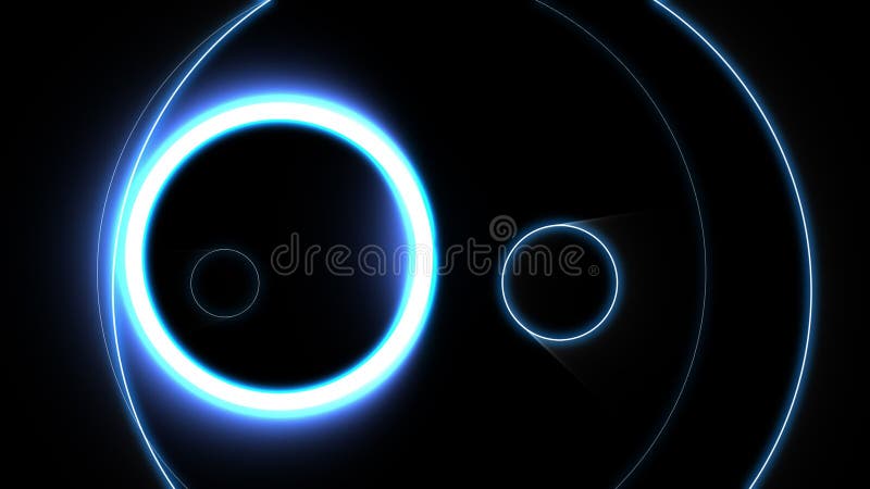 Abstract Fireworks with Blue Light Effect of Circle Shape Gathered ...