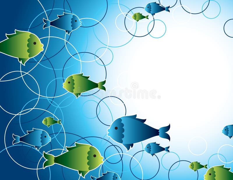 Abstract Fish Background stock illustration. Illustration of decoration ...