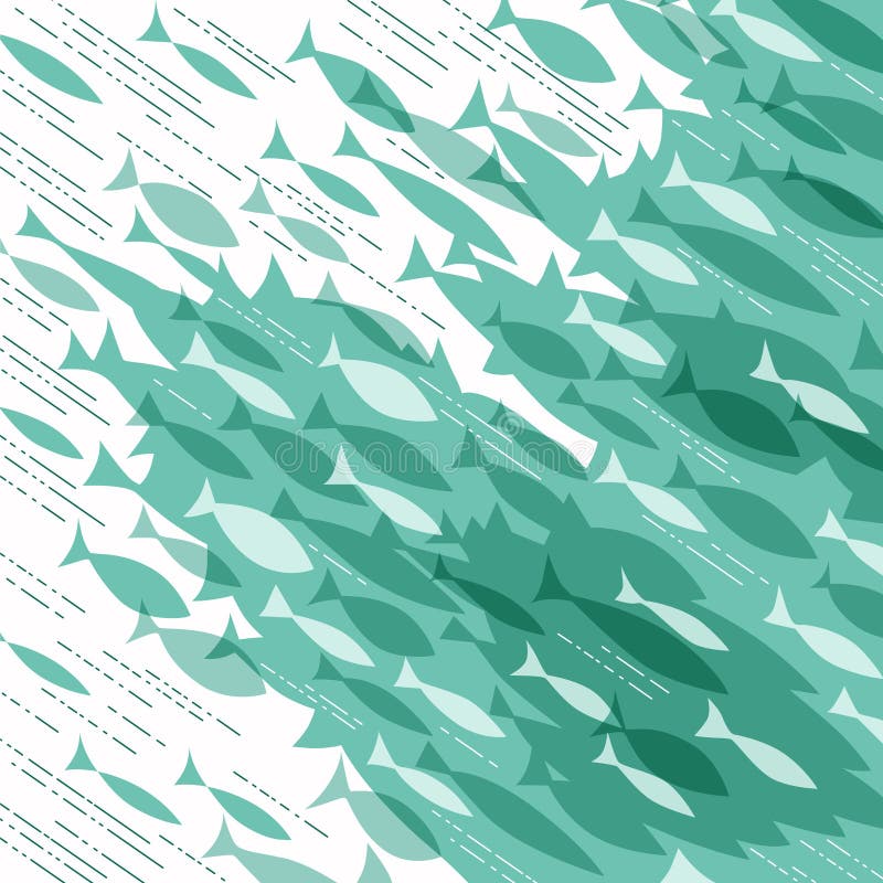 Abstract Fish background stock vector. Illustration of swim - 42749389