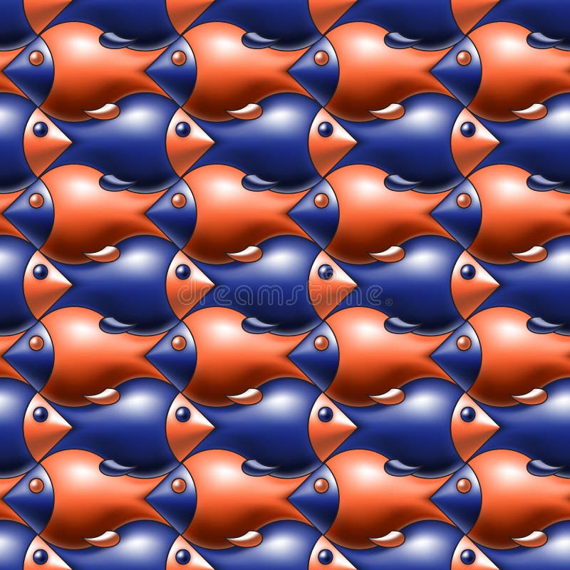 Abstract fish stock vector. Illustration of water, purple - 52447521