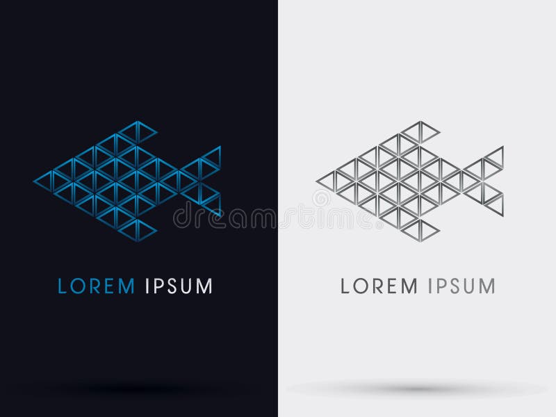 Abstract Fish stock vector. Illustration of graphic, decoration - 58156069