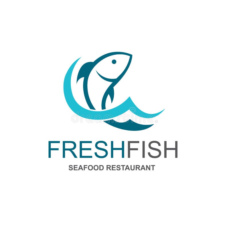 Abstract fish icon stock vector. Illustration of concept - 240074500