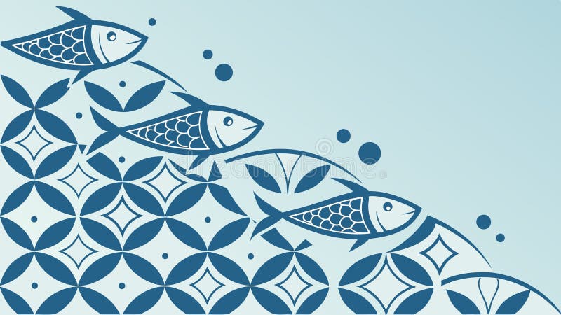 Abstract Fish Scale Pattern Background, Aquatic Design Texture Art ...