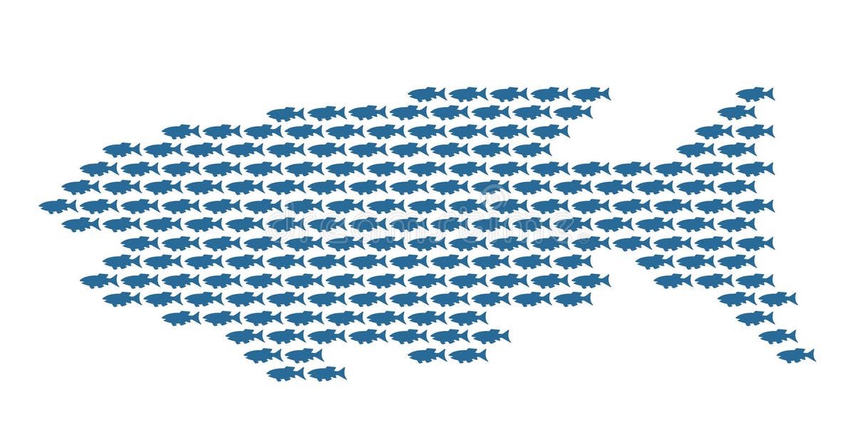 Fish Silhouette Stock Illustrations – 168,061 Fish Silhouette Stock ...